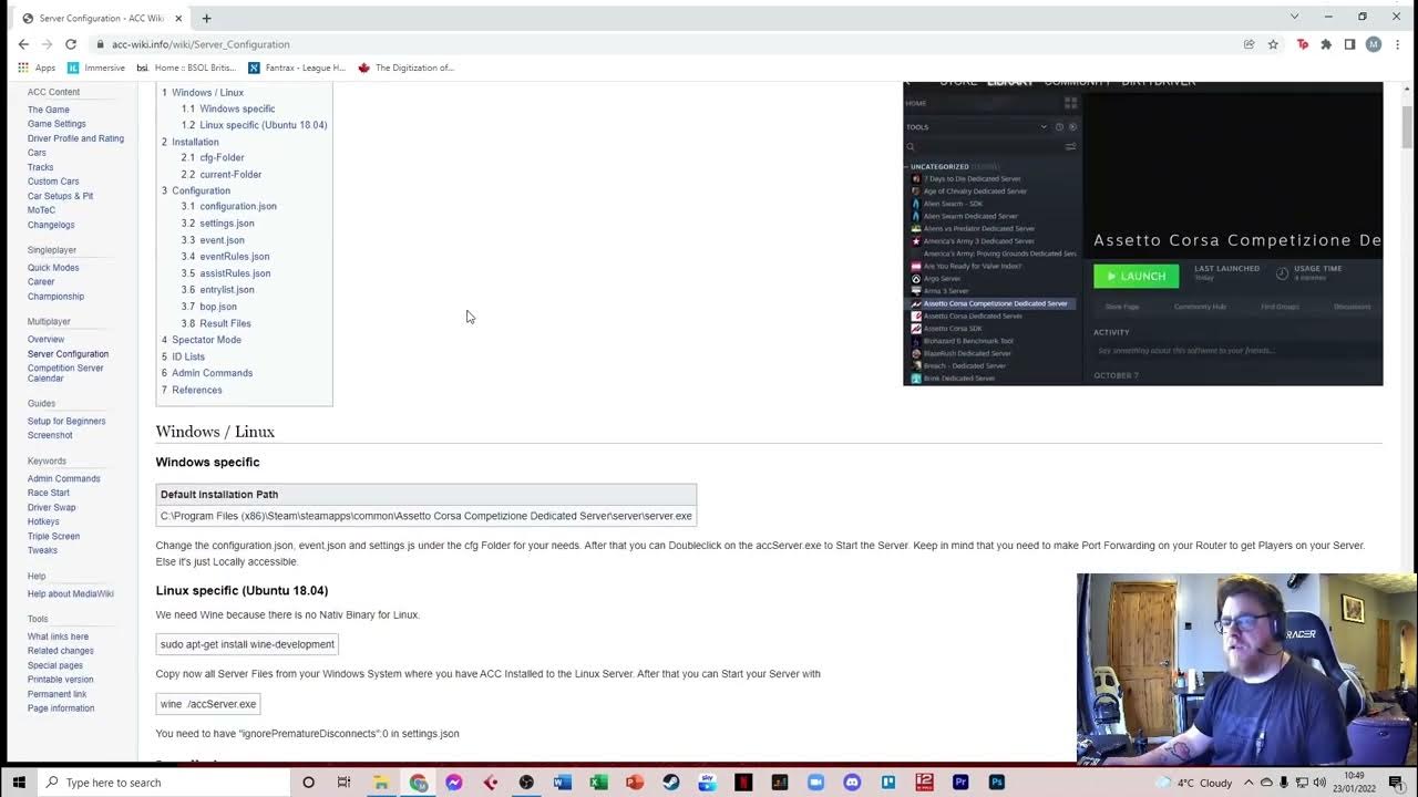 How to set up an ACC Server - YouTube