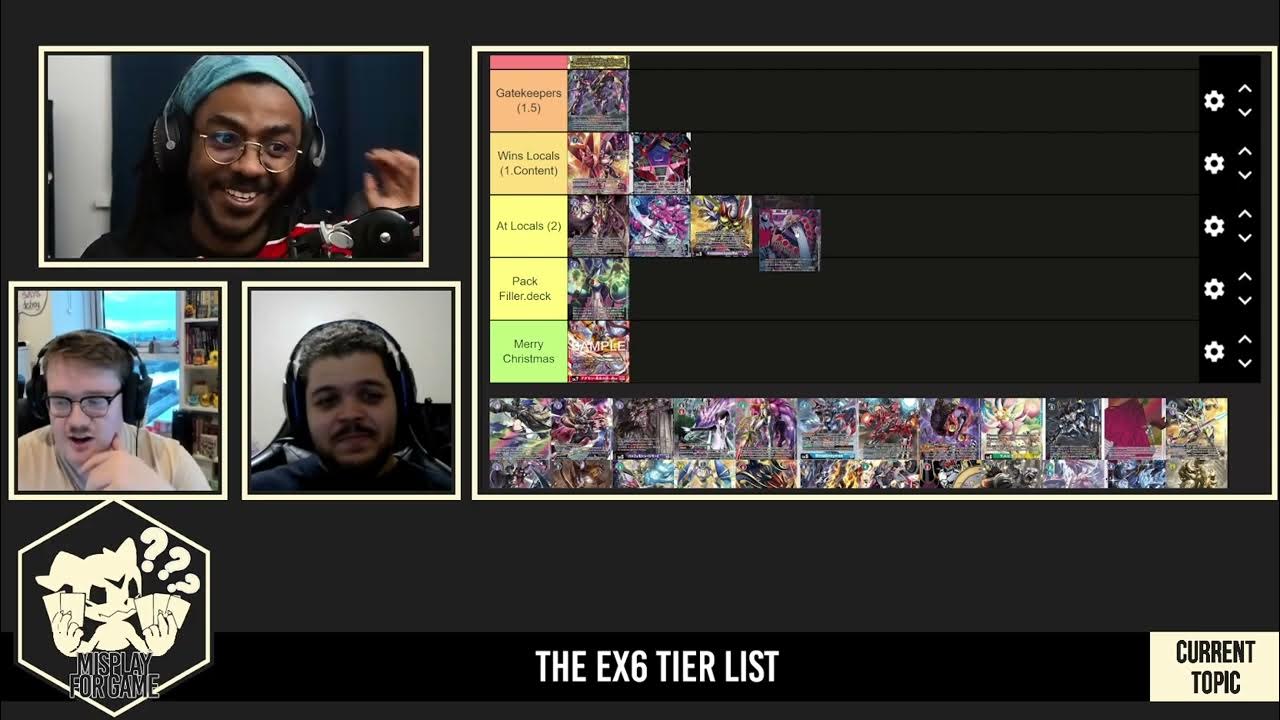 What is the best deck in EX6? | Misplay for Game Digimon EX6 Tierlist (Episode 18.5) - YouTube