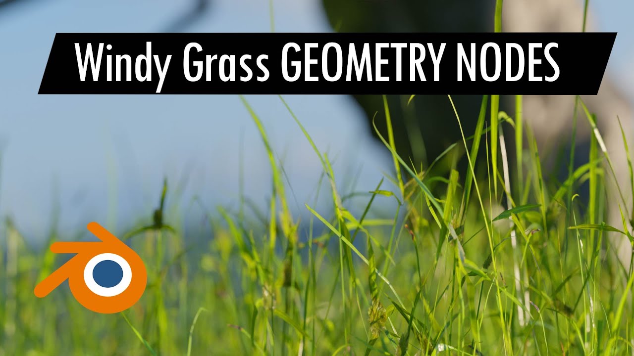 WINDY GRASS with Geometry Nodes BLENDER - YouTube