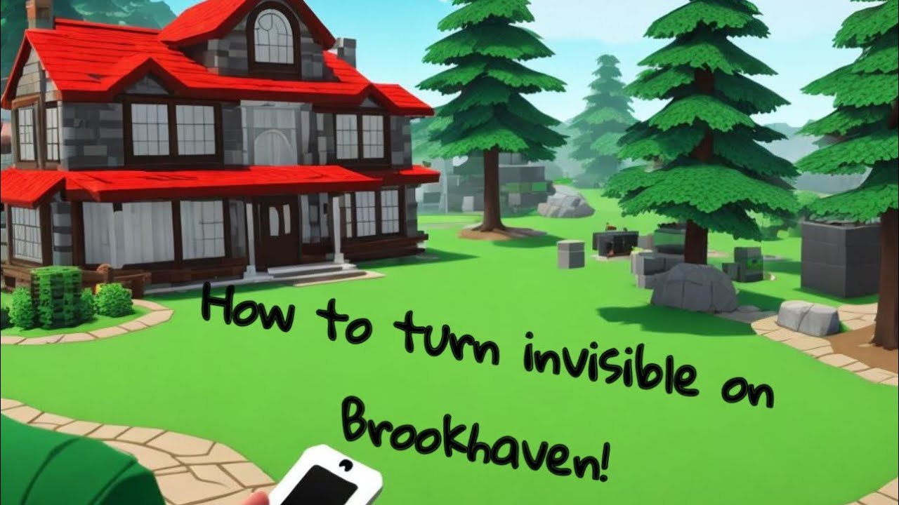 How To Be INVISIBLE On BROOKHAVEN! - YouTube