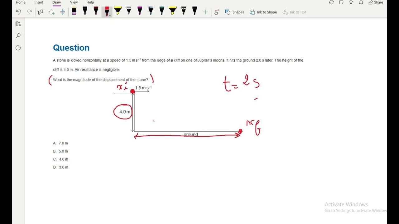 IB Physics Paper 1 Topic 2: Mechanics / PROJECTILE MOTION - YouTube