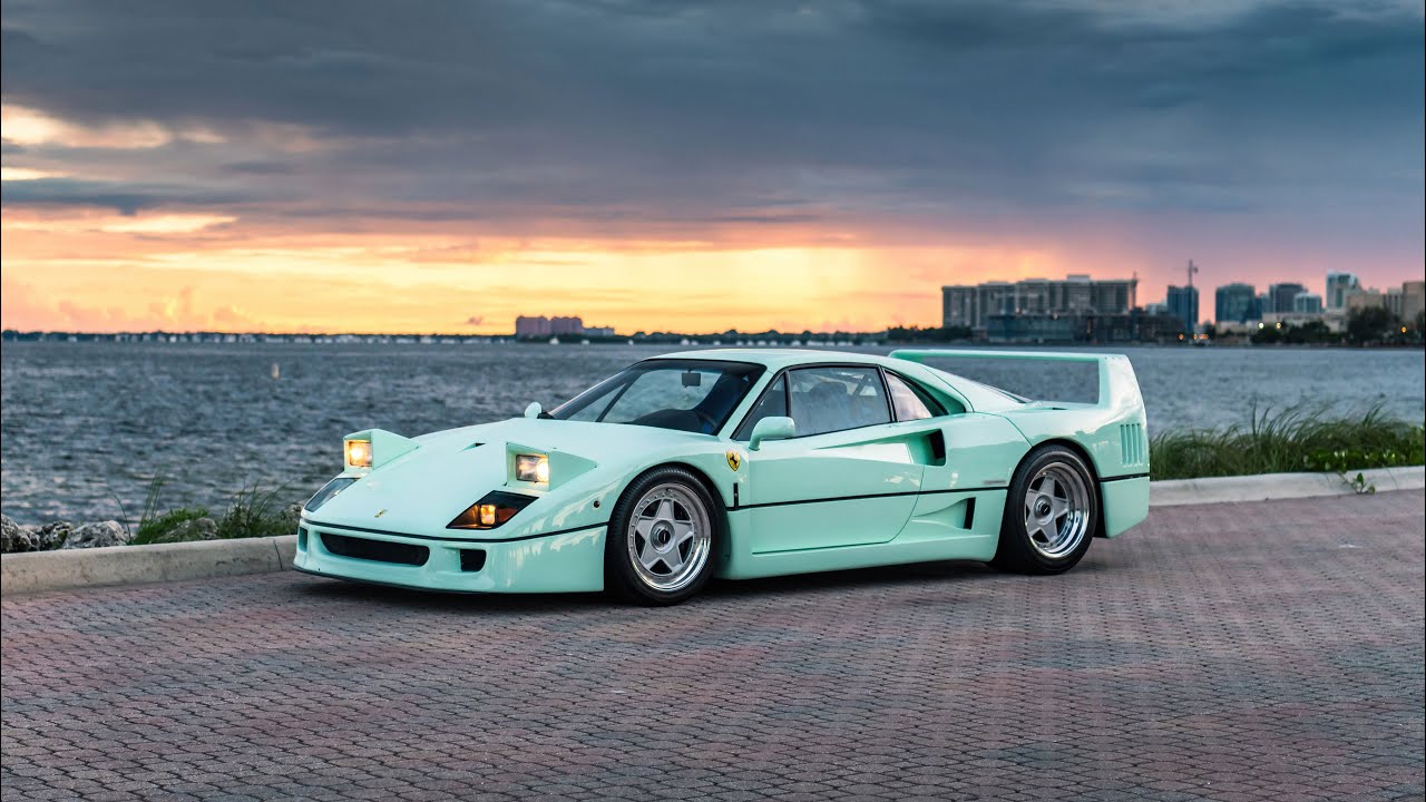 The One and Only “Minty Forty” Ferrari F40 - YouTube