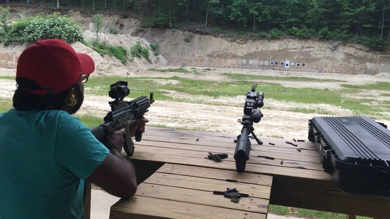 Shooting at Harvard Sportsmen's Club AK47 full - YouTube