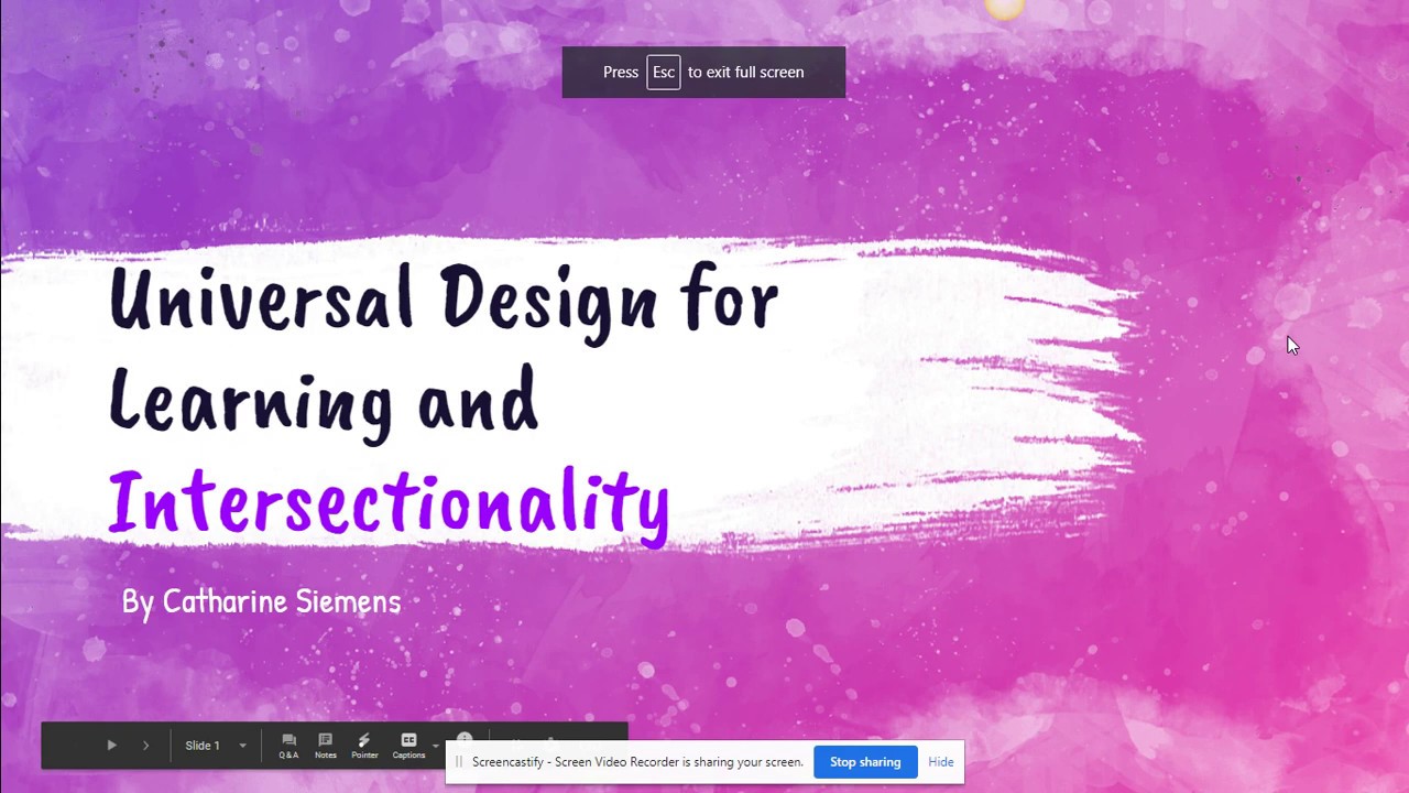 Universal Design for Learning and Intersectionality - YouTube