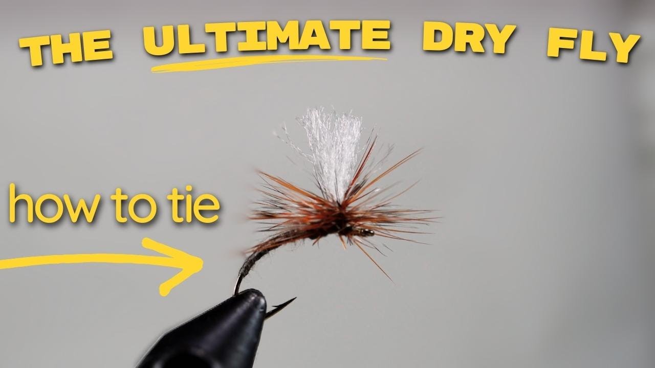 The ULTIMATE Parachute Adams | Klinkhammer/Emerger Style | HOW TO TIE ...