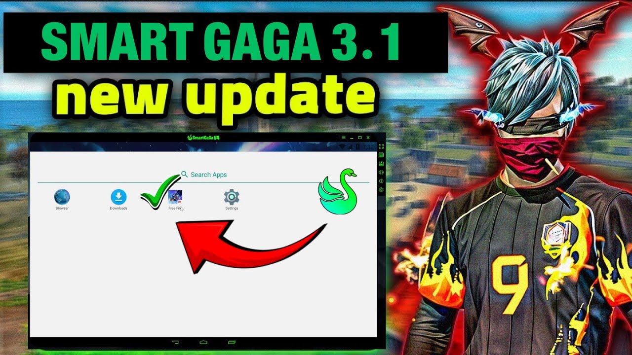 تحميل أفضل نسخة محاكي سمارت جاجا SmartGaGa 3.1 مع فري فاير التحديث ...