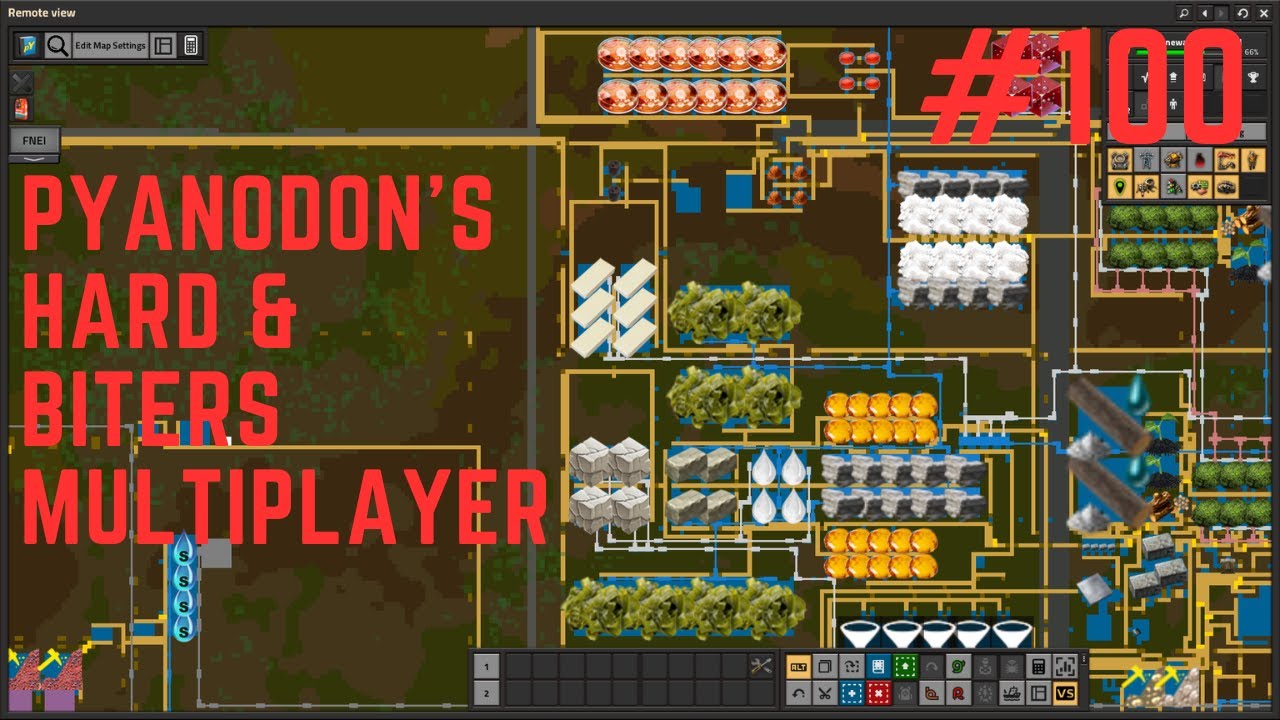 Factorio Pyanodons Hard Biters Multiplayer Journey #100 - YouTube