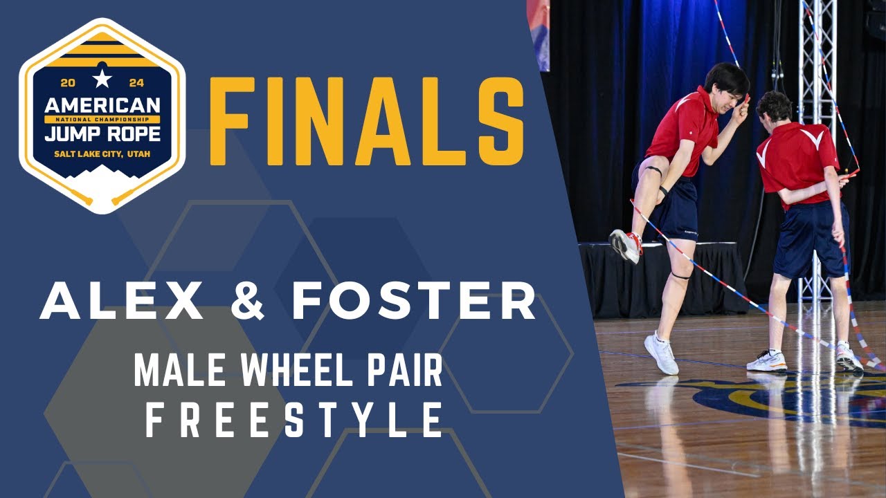 Foster and Alex - Male Wheel Pair Freestyle - AMJRNC 2024 - YouTube