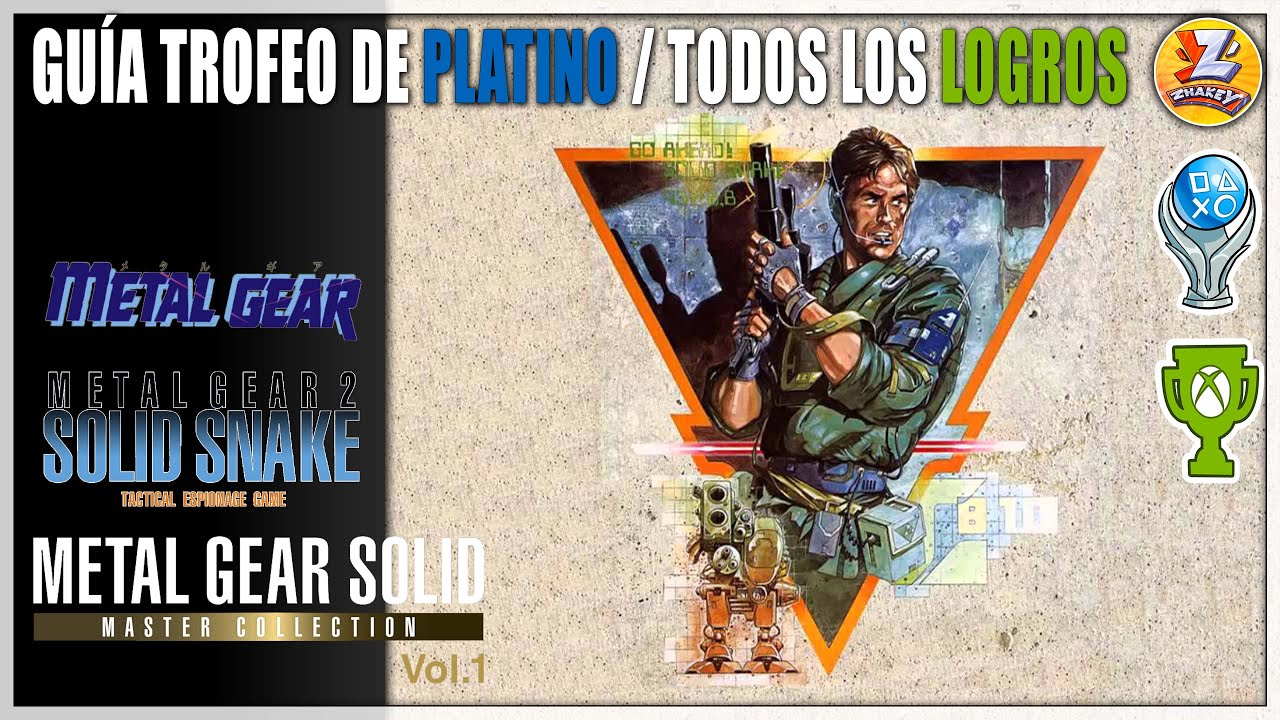 METAL GEAR 1 & METAL GEAR 2: SOLID SNAKE - GUÍA PLATINO🏆 Todos los TROFEOS / LOGROS 🏆 - YouTube
