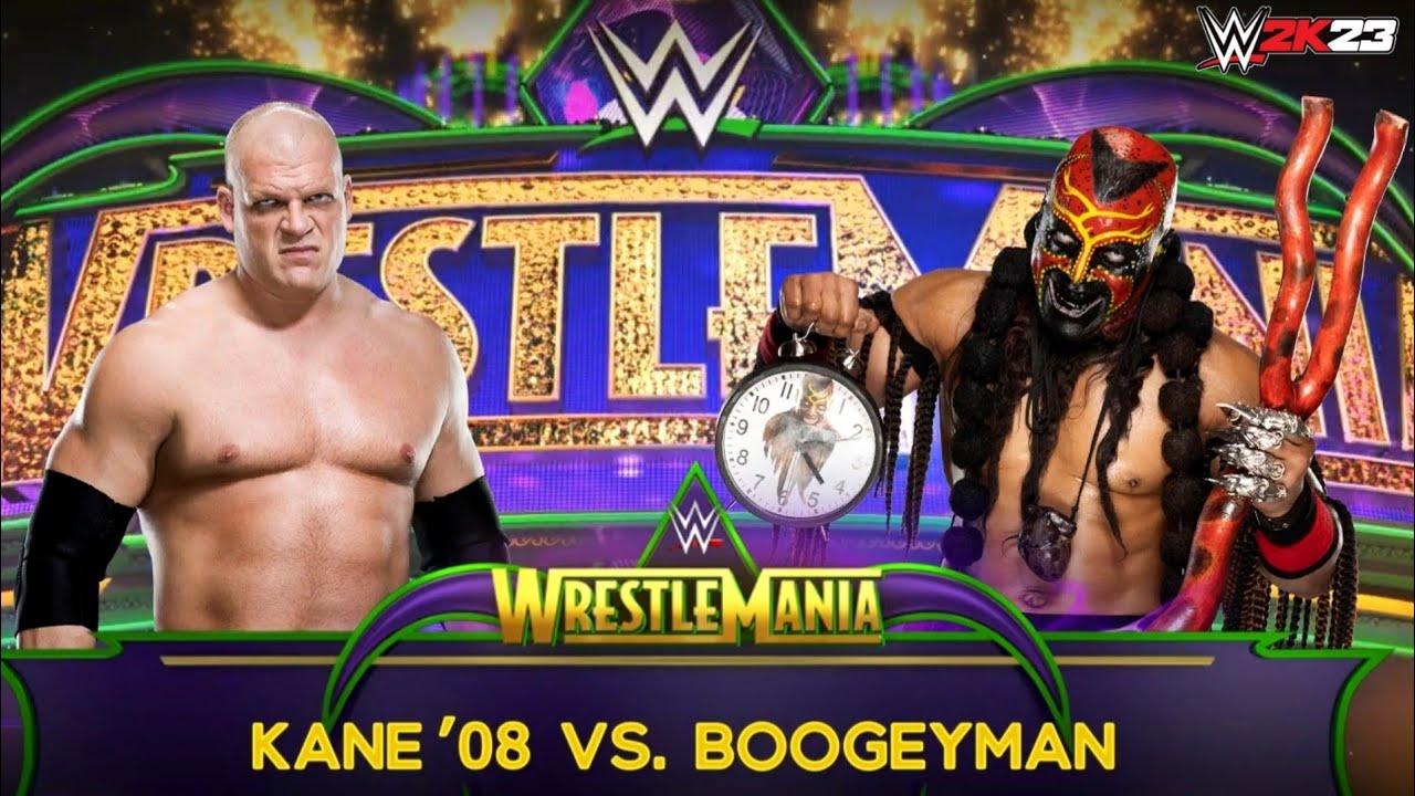 Full Match - Kane '08 vs. Boogeyman: WrestleMania|WWE 2K23 - YouTube
