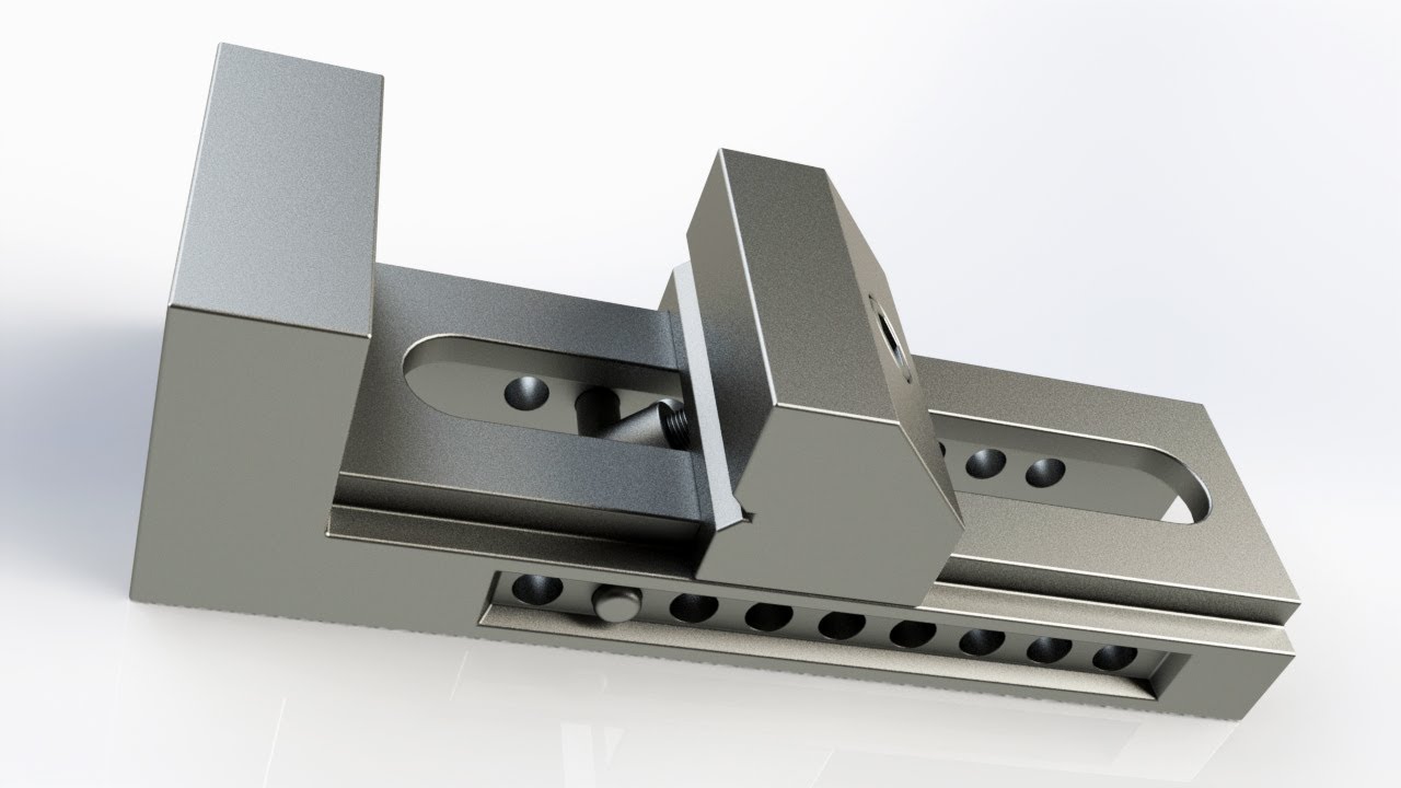 Solidworks: vice tool – model 3 - YouTube