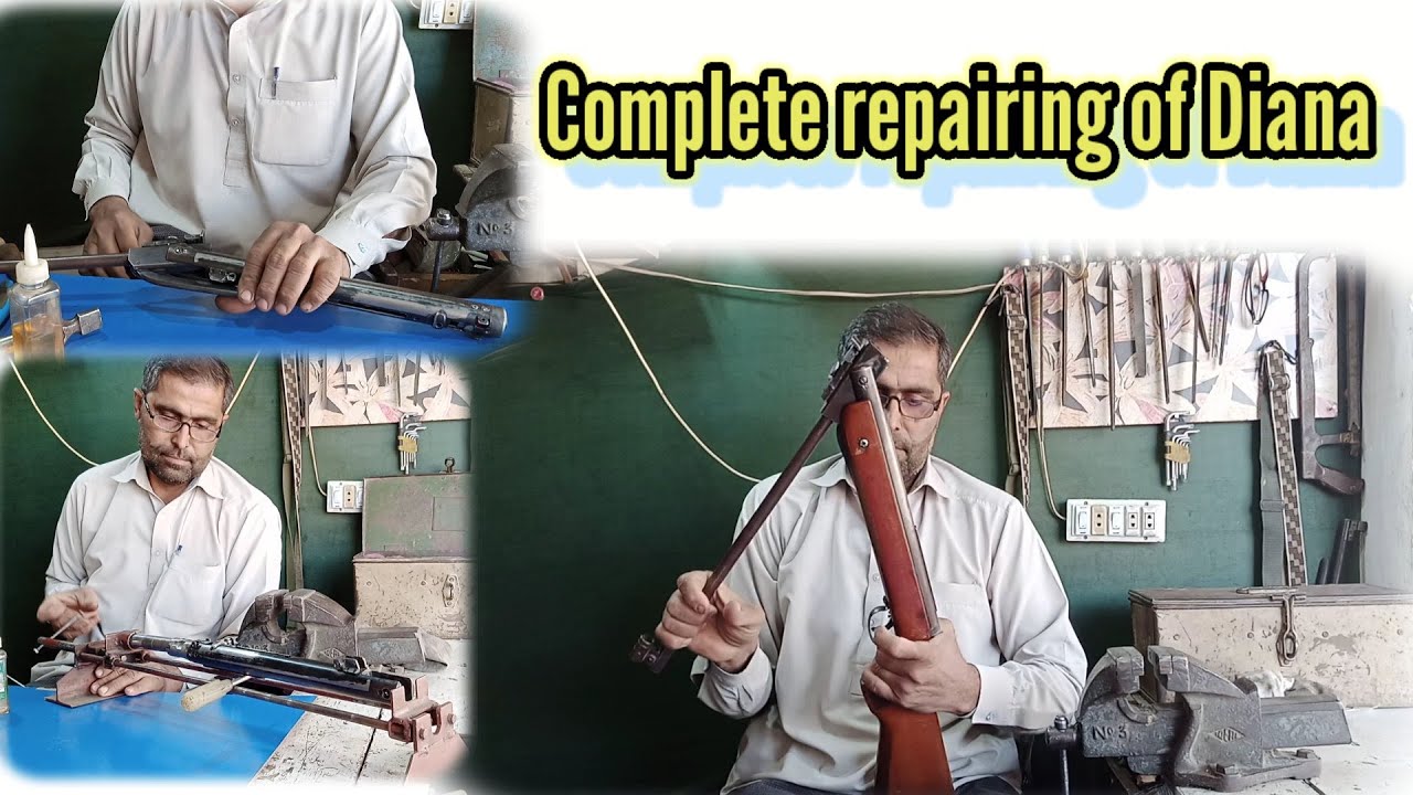 How to repair Diana 35 old model air gun| AS Rare Tech |complete ...