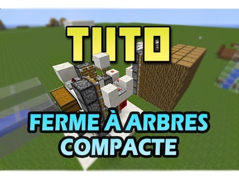 Tutoriel Minecraft (1.7.2) - Ferme à Arbres Compacte - YouTube