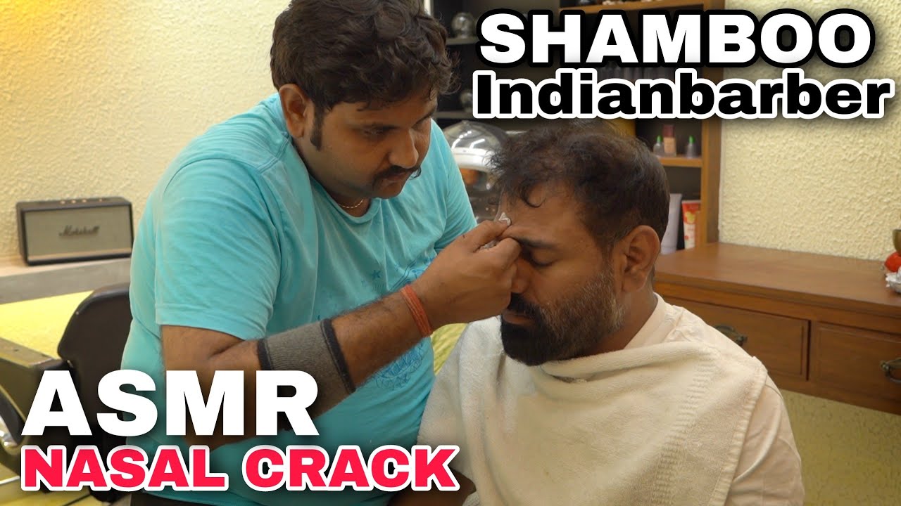 Asmr Head Massage Skin Cracking Adjustment Back Massage By