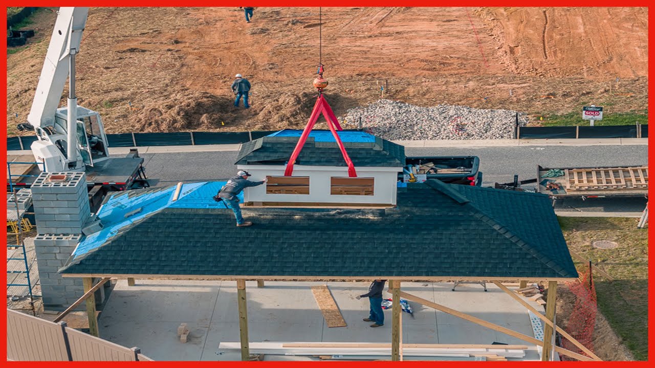 Building Dreams: Cupola Installation on Pavilion Project - YouTube