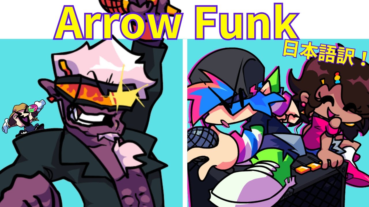 Friday Night Funkin' Arrow Funk Update (fnf Mod) (日本語訳) - Youtube