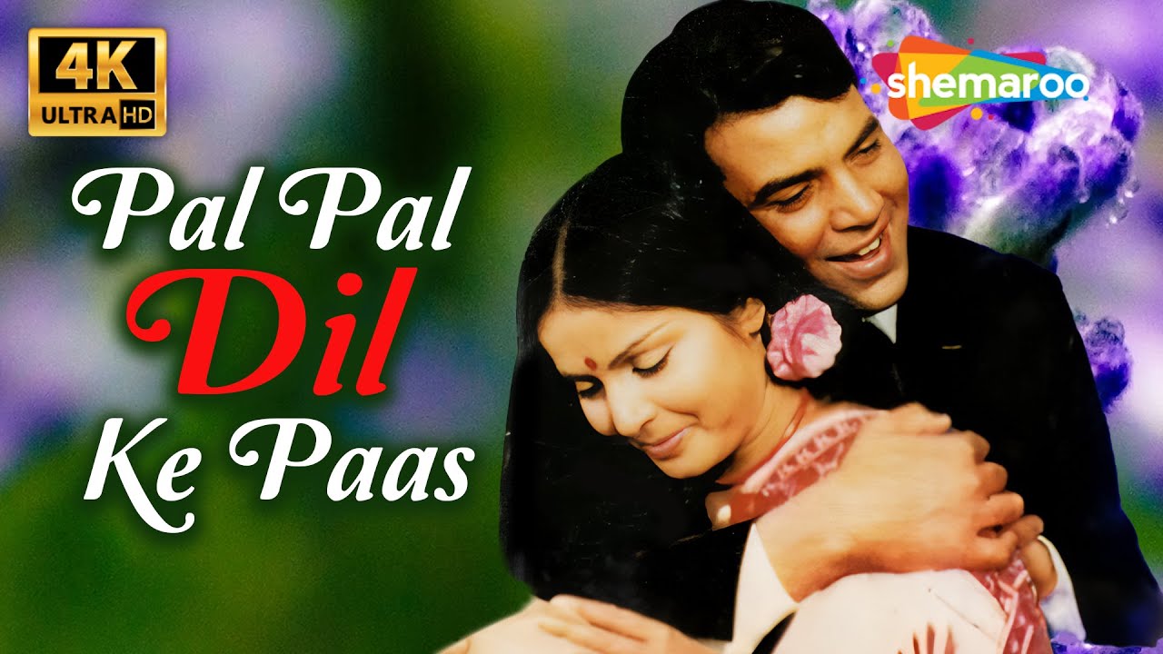 Full 4K Video: Pal Pal Dil Ke Paas | Blackmail (1973) | Dharmendra,Rakhee | Kishore Kumar - YouTube