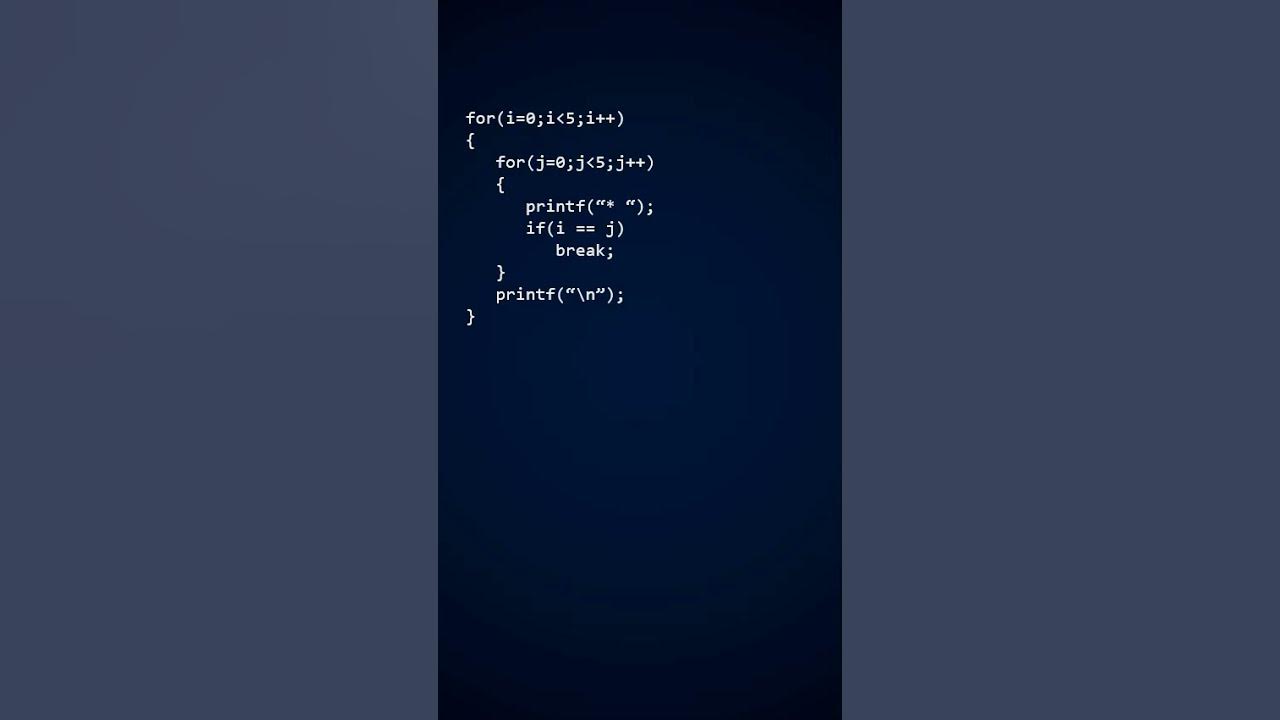 What happens if you give break inside a nested loop? | C Programming ...