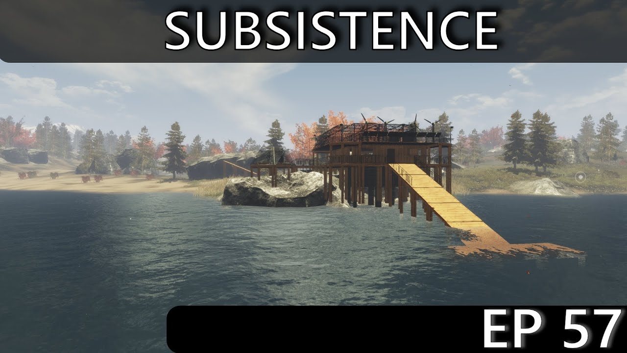 Subsistence S1 | Ep57 | Roof Finally Finished! (Pine Lake Base) - YouTube