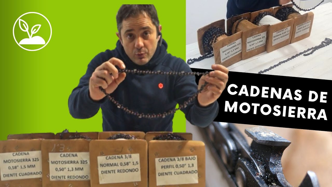 TIPOS DE CADENA PARA MOTOSIERRA | Mr.Ferro - YouTube