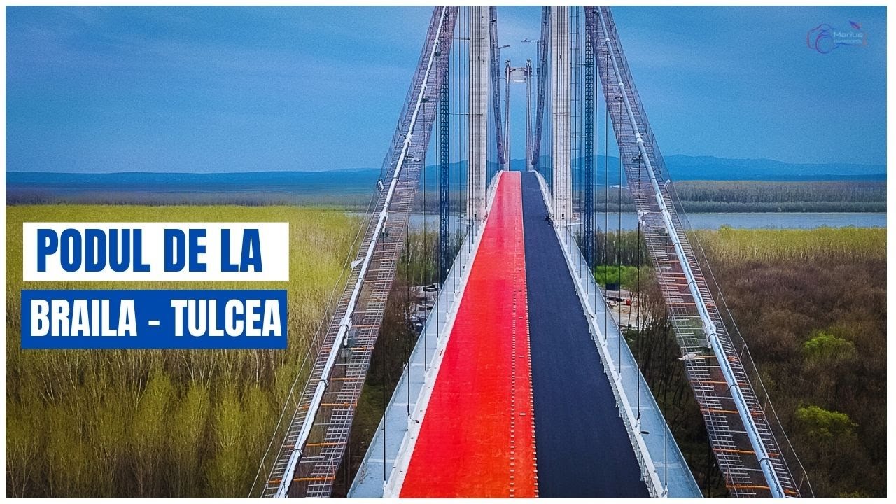 POD suspendat de la BRAILA - TULCEA 07.04.2023 #2023 #podbraila # ...