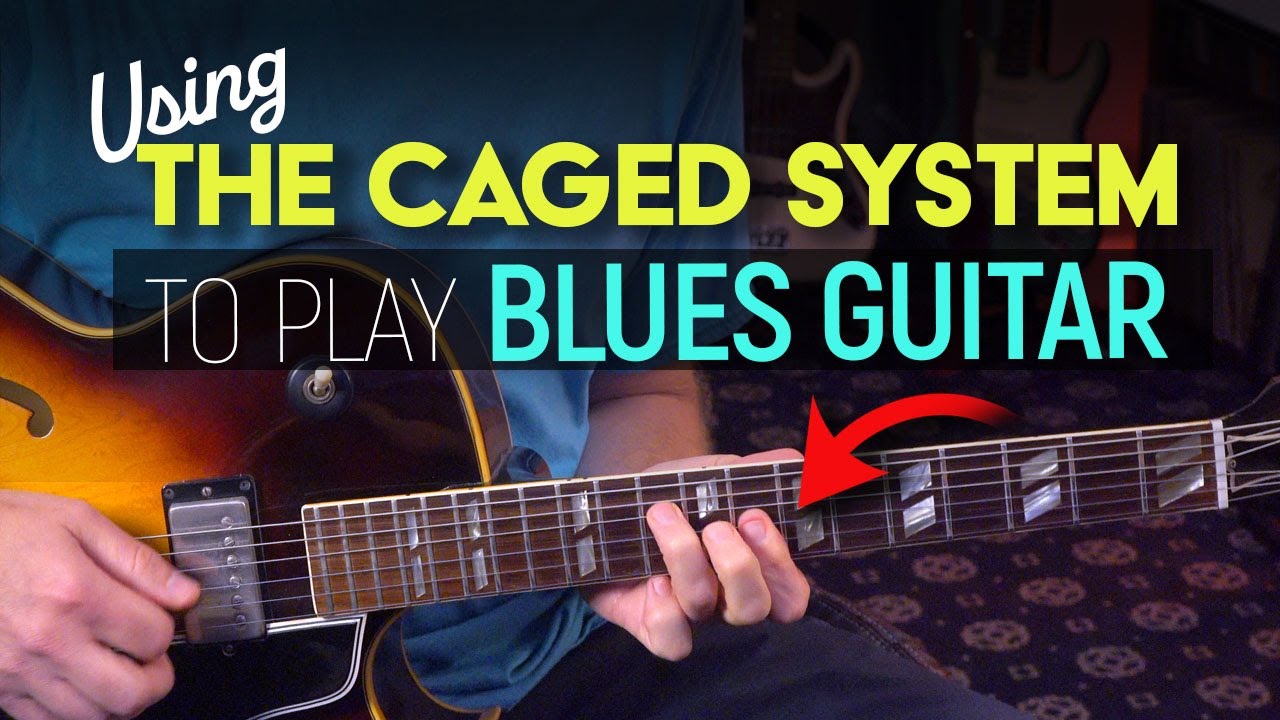Use chord shapes from The CAGED System to play solo Blues guitar - Blues guitar lesson - EP578 ...