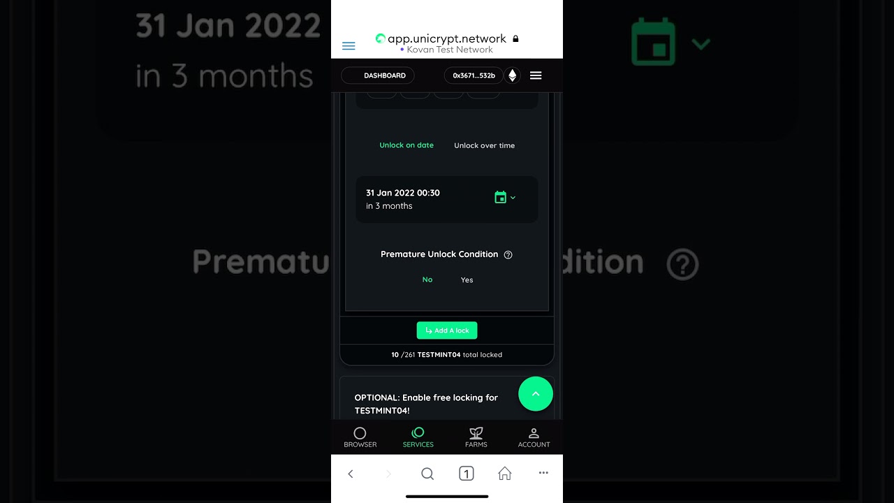 Unicrypt Explained - Token Vesting (Standard Lock) - YouTube