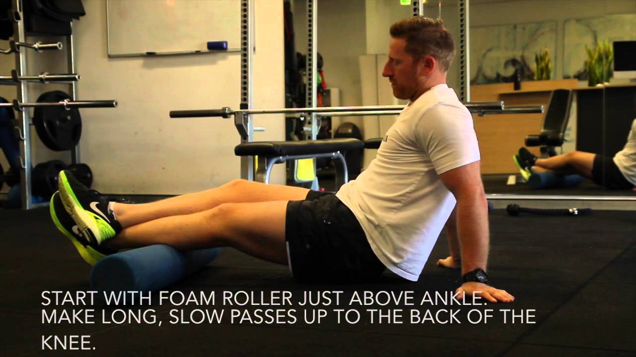 How To: Foam Rolling - Calf Muscles - YouTube