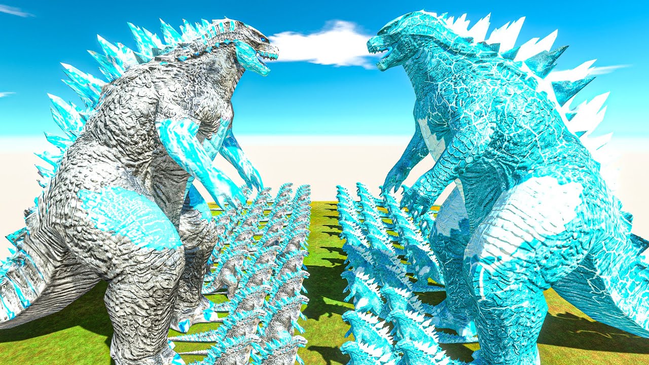 Legendary Godzilla War - Growing FROSTBITE Godzilla vs ICE Godzilla ...