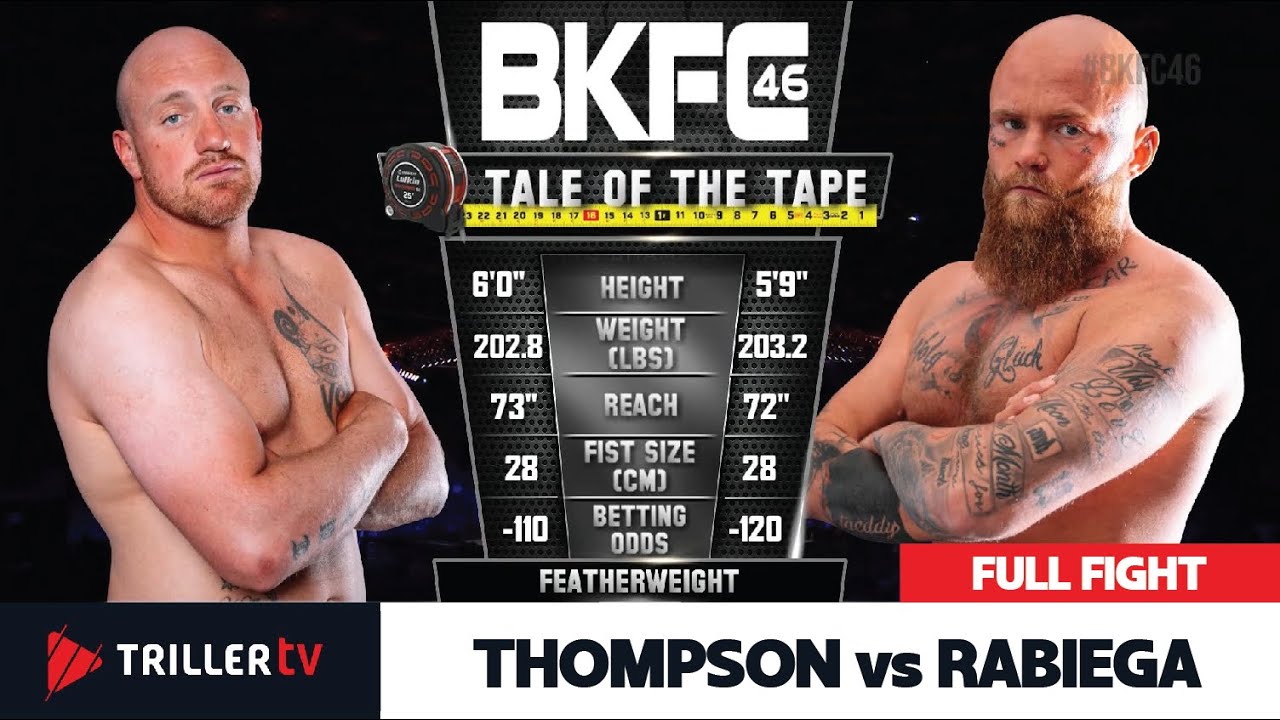 Heavy Blows BKFC Style: Thompson vs Rabiega - YouTube