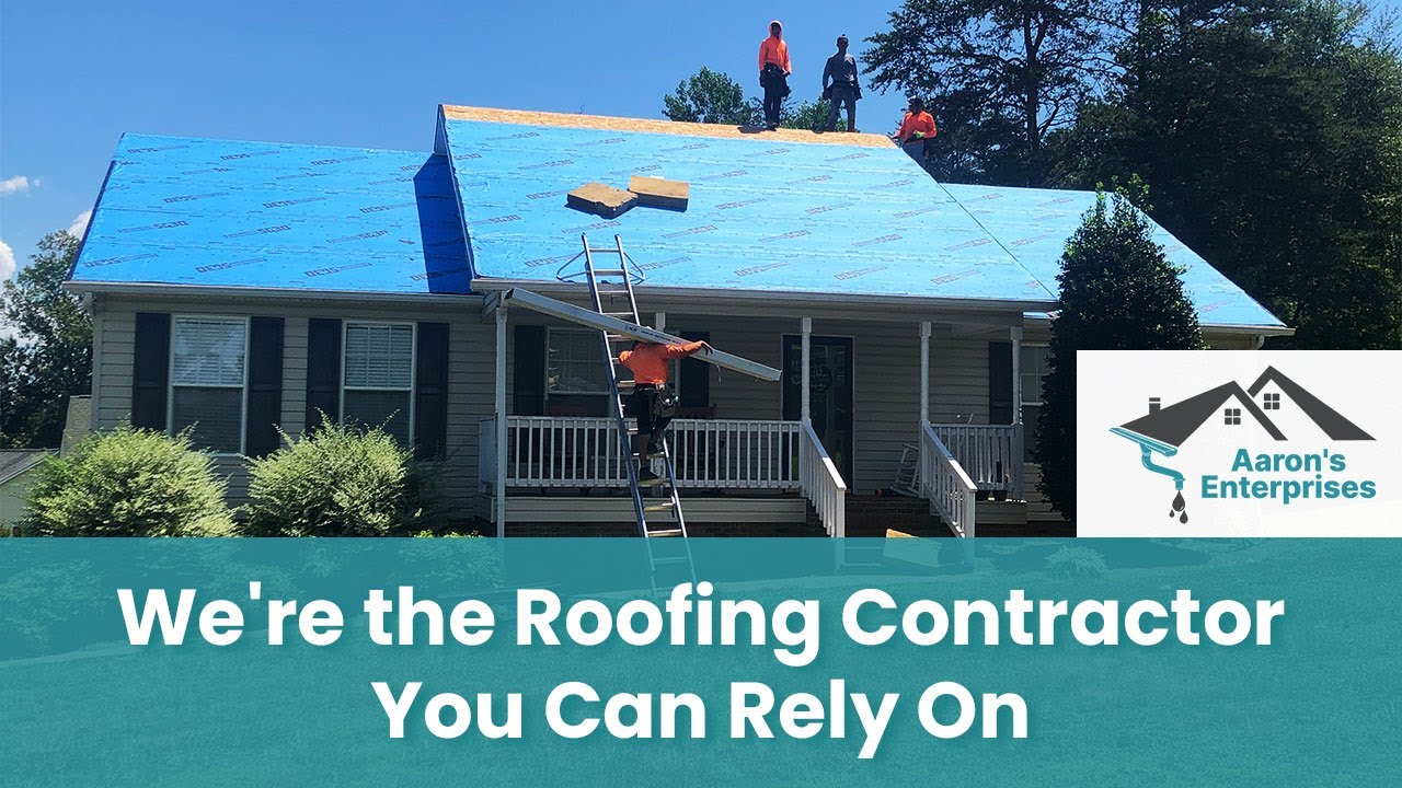 Contact Us at Aaron's Enterprises to Work with a Roofing Contractor You ...
