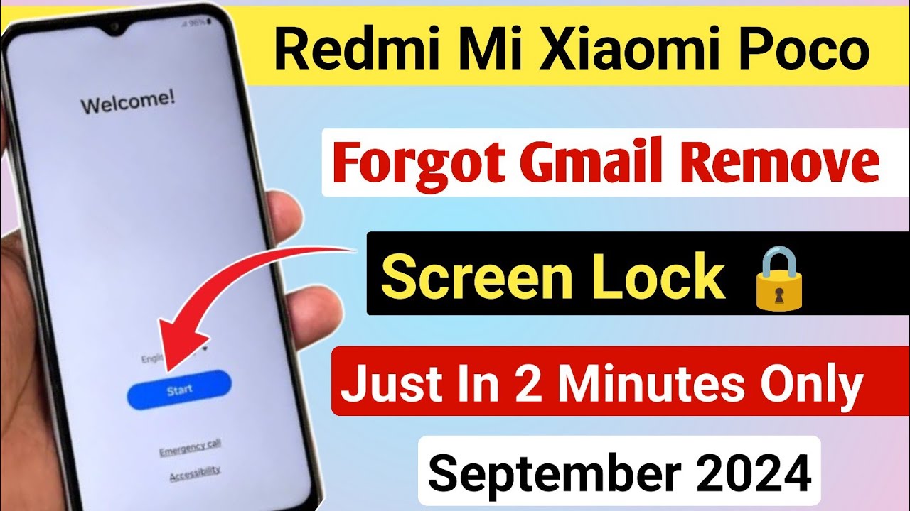 Unlock Any Xiaomi\/Redmi\/Mi\/POCO Mobiles Pattern Lock Without Data ...