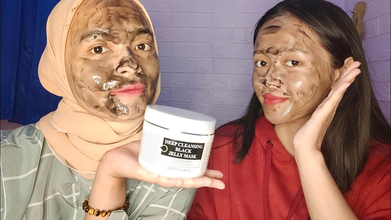 MASKER VIRAL EILEEN GRACE yang BLACK JELLY REVIEW - YouTube