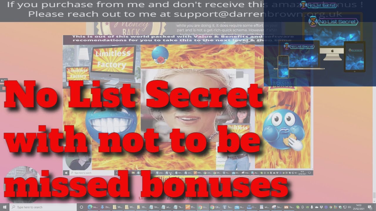 No list Secret Review with no List required - YouTube