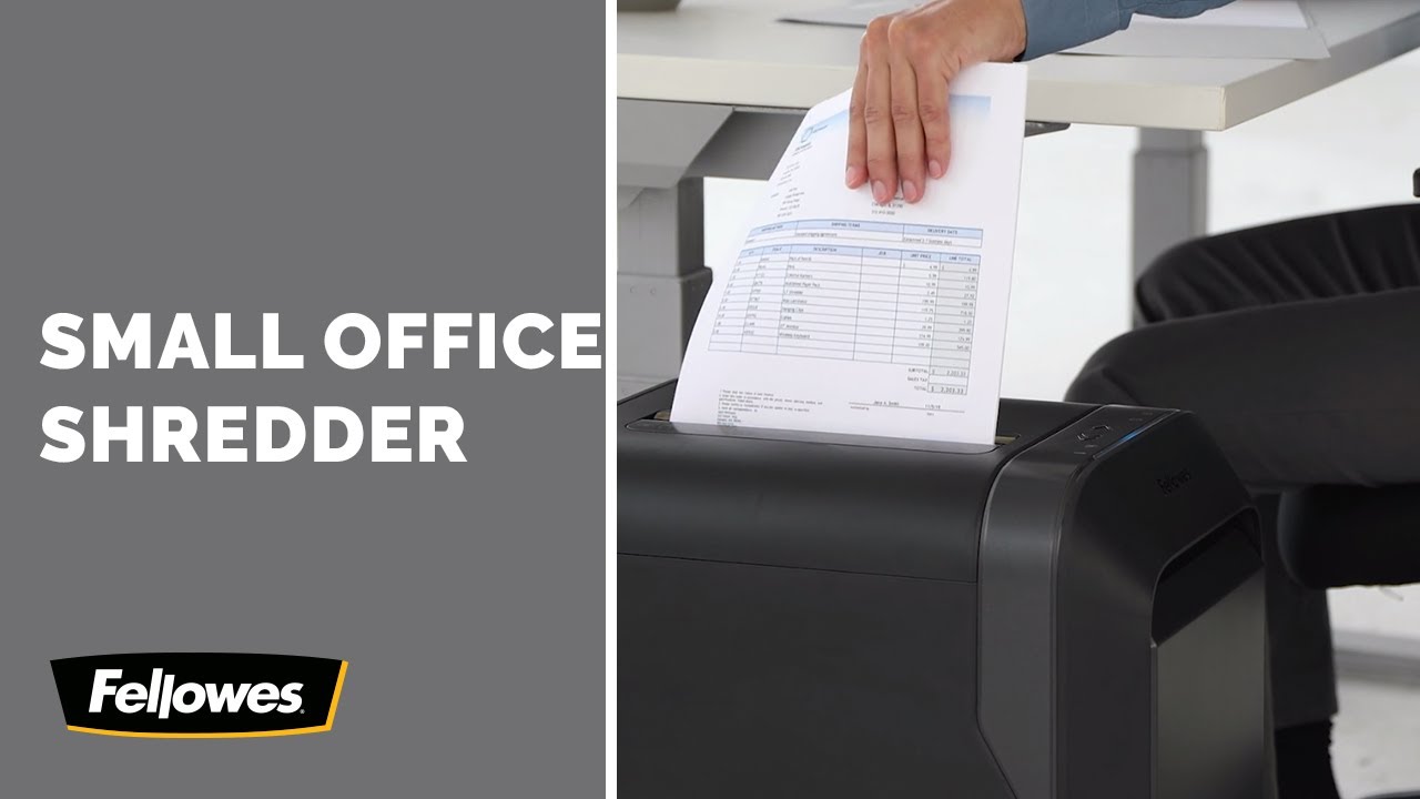 Fellowes Powershred LX190 Cross-Cut Small Office Paper Shredder - YouTube