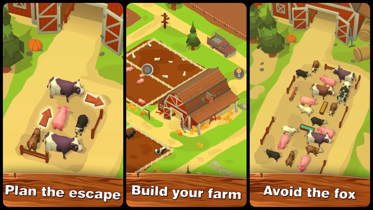 Farm Animal Parking - Jam 3D Game Android Gameplay - YouTube