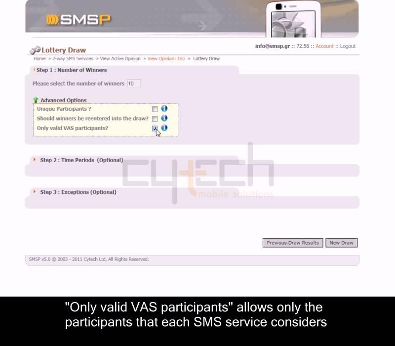 SMS Platform: Automated Draws - YouTube