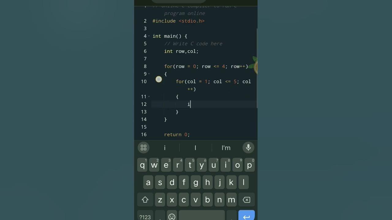 Pattern No 15 C Language Programming Ccode Clanguage Pattern Programming Coding Ccode 