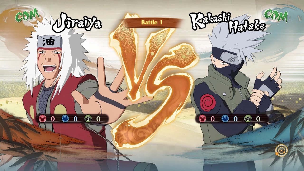 Jiraiya vs Kakashi — Naruto Shippuden Ultimate Ninja Storm 4 - YouTube