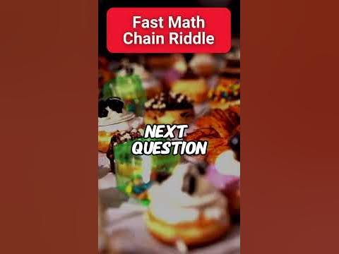 Daily Math Quiz - Fast Math Chain Riddle - YouTube