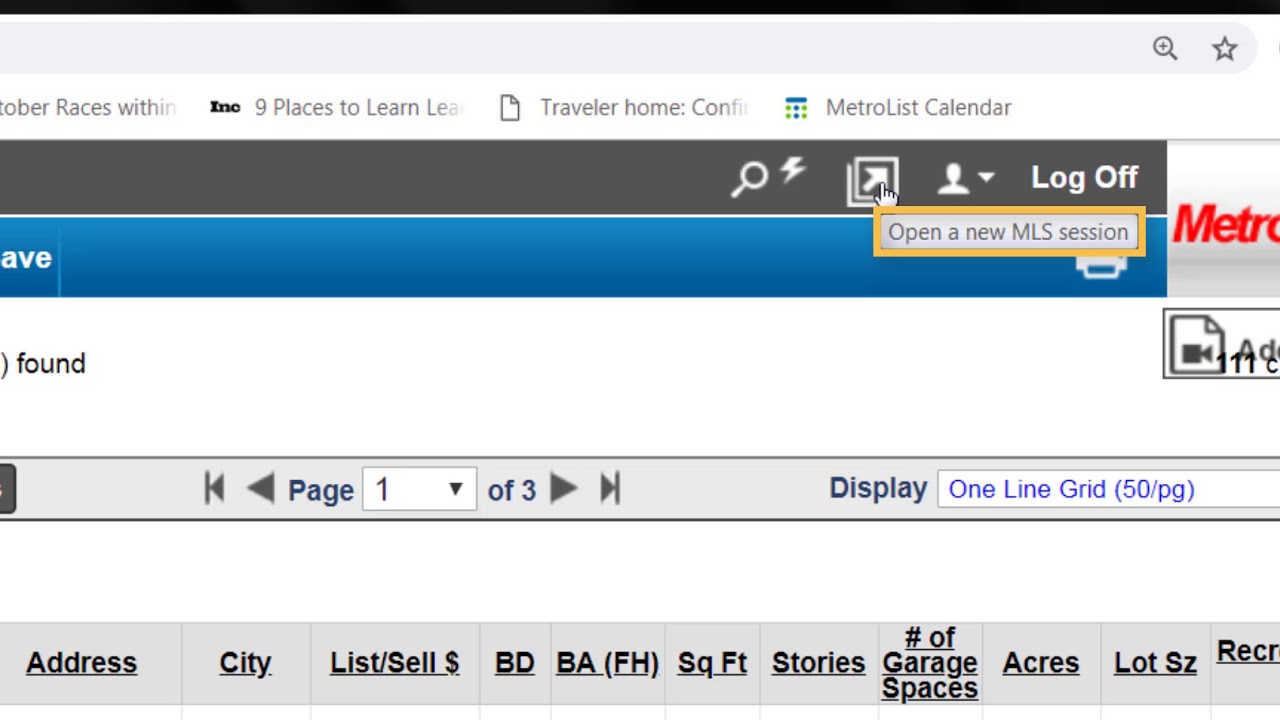 MetroList | Prospector System Tip - Multiple MLS Sessions - YouTube