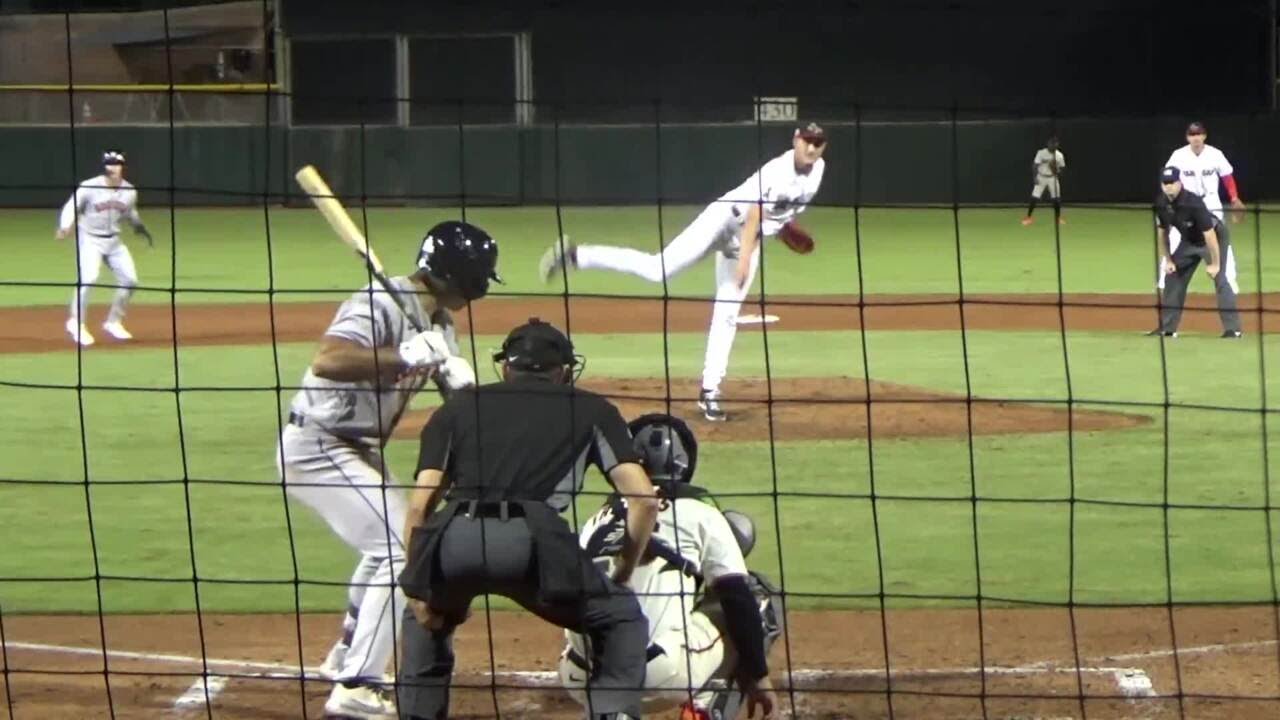 Jack Kochanowicz, RHP, LA Angels — (2022 Arizona Fall League) - YouTube
