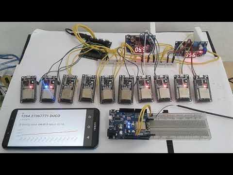 Duco coin #001 .. ( update esp32x10 , esp8266 x 1 ) - YouTube