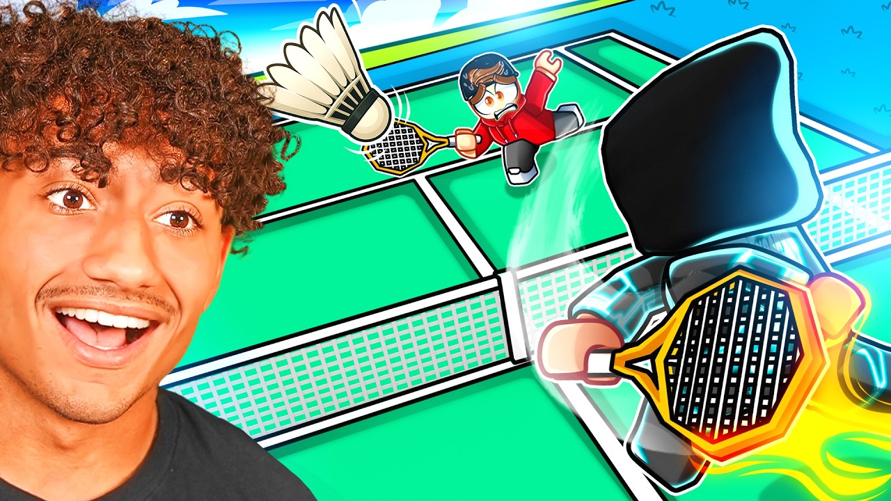 BECOMING OVERPOWERED IN ROBLOX RACKET RIVALS! - YouTube