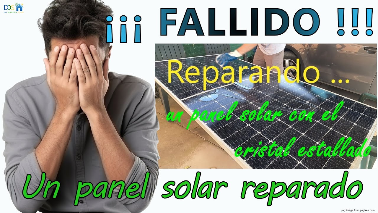 Aquel panel solar reparado con el cristal roto..... ¿cómo habrá salido ...