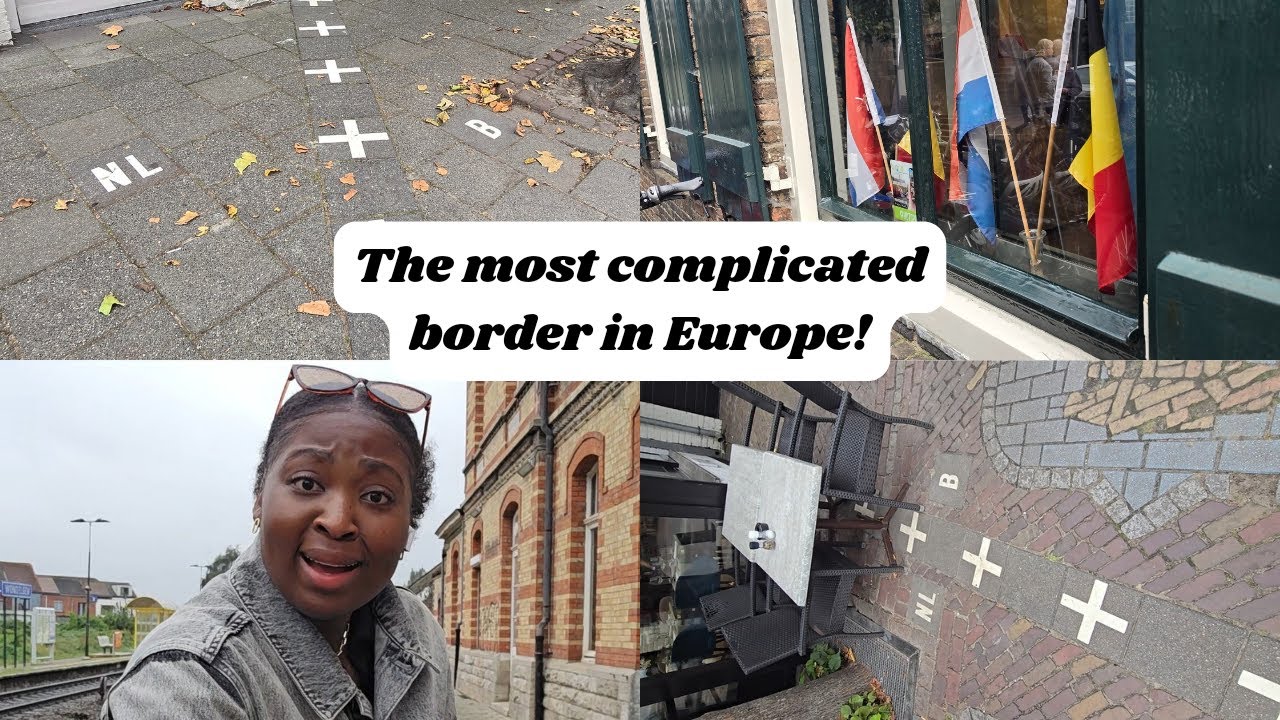 Visiting the most COMPLICATED border in Europe│Village in 2 Countries ...