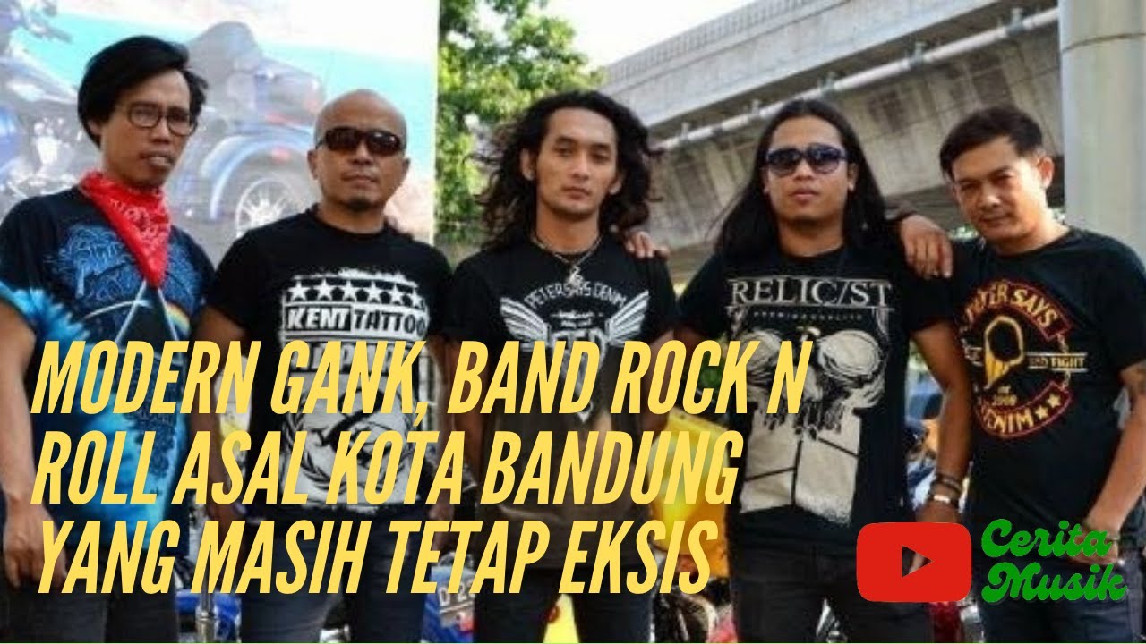 MODERN GANK, BAND ROCK N ROLL ASAL KOTA BANDUNG YANG TERBENTUK TAHUN ...