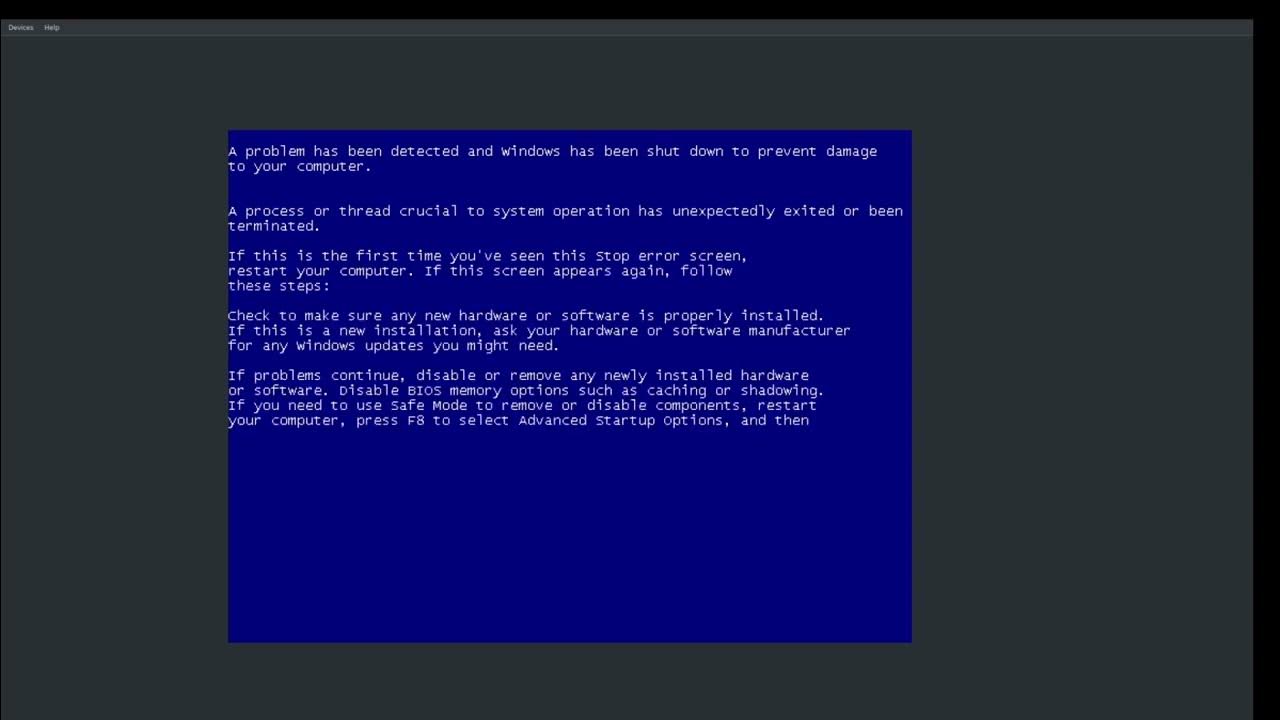 bsod.exe but on Windows XP - YouTube