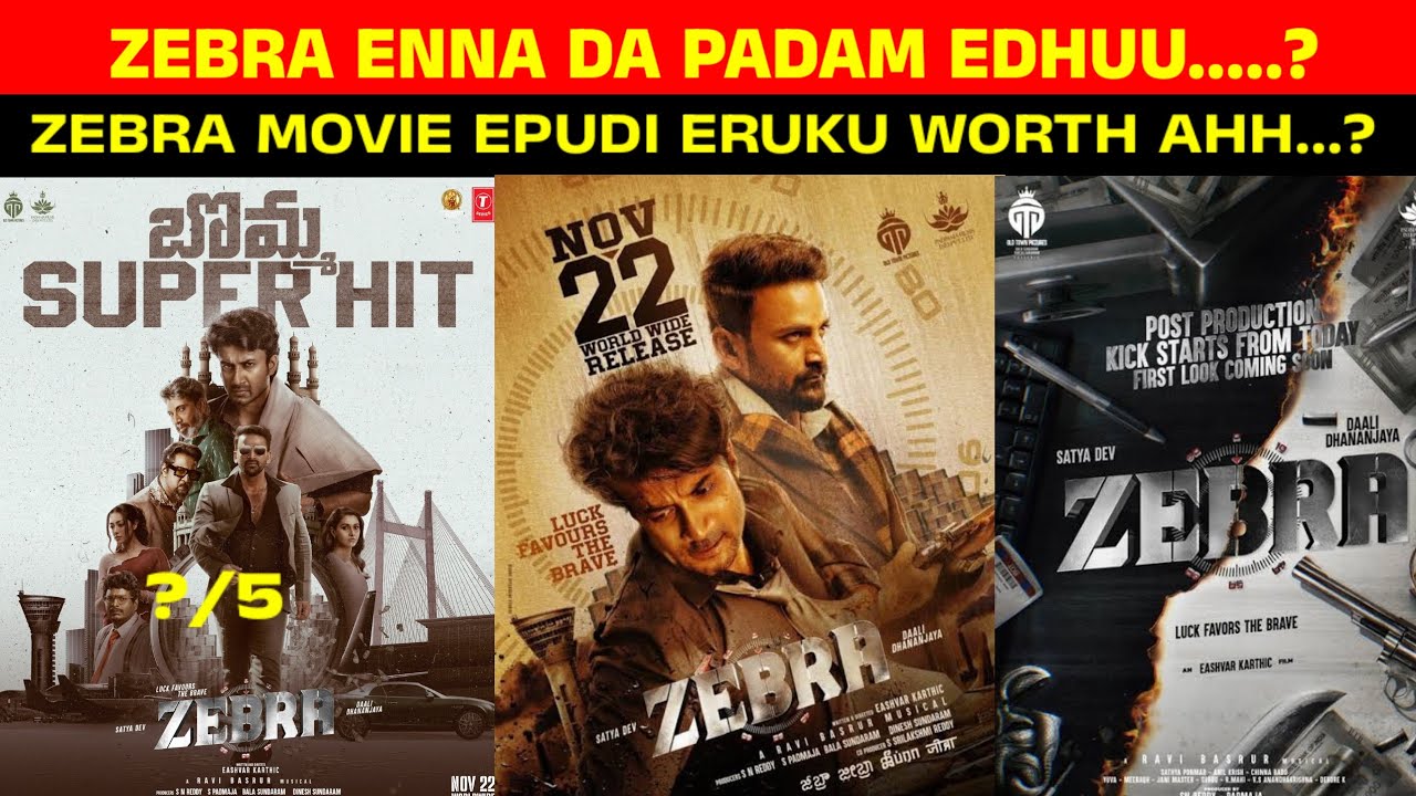 ZEBRA ENNA DA PADAM EDHUU.....?PADAM WORTH AHH...? EPUDI ERUKU ...