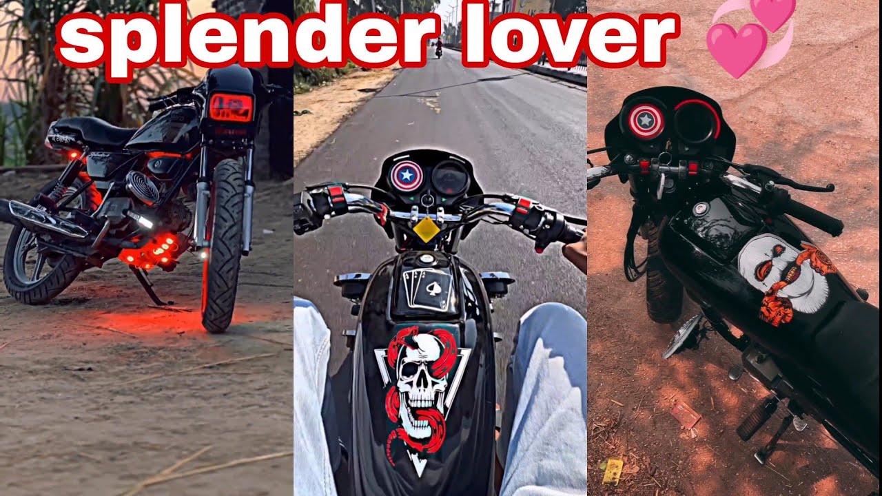 Part 1. 🥰 SPLENDER LOVER /// INSTAGRAM REELS///MODIFIED SPLENDER VIRAL REELS #bikelife#biker#ktm ...